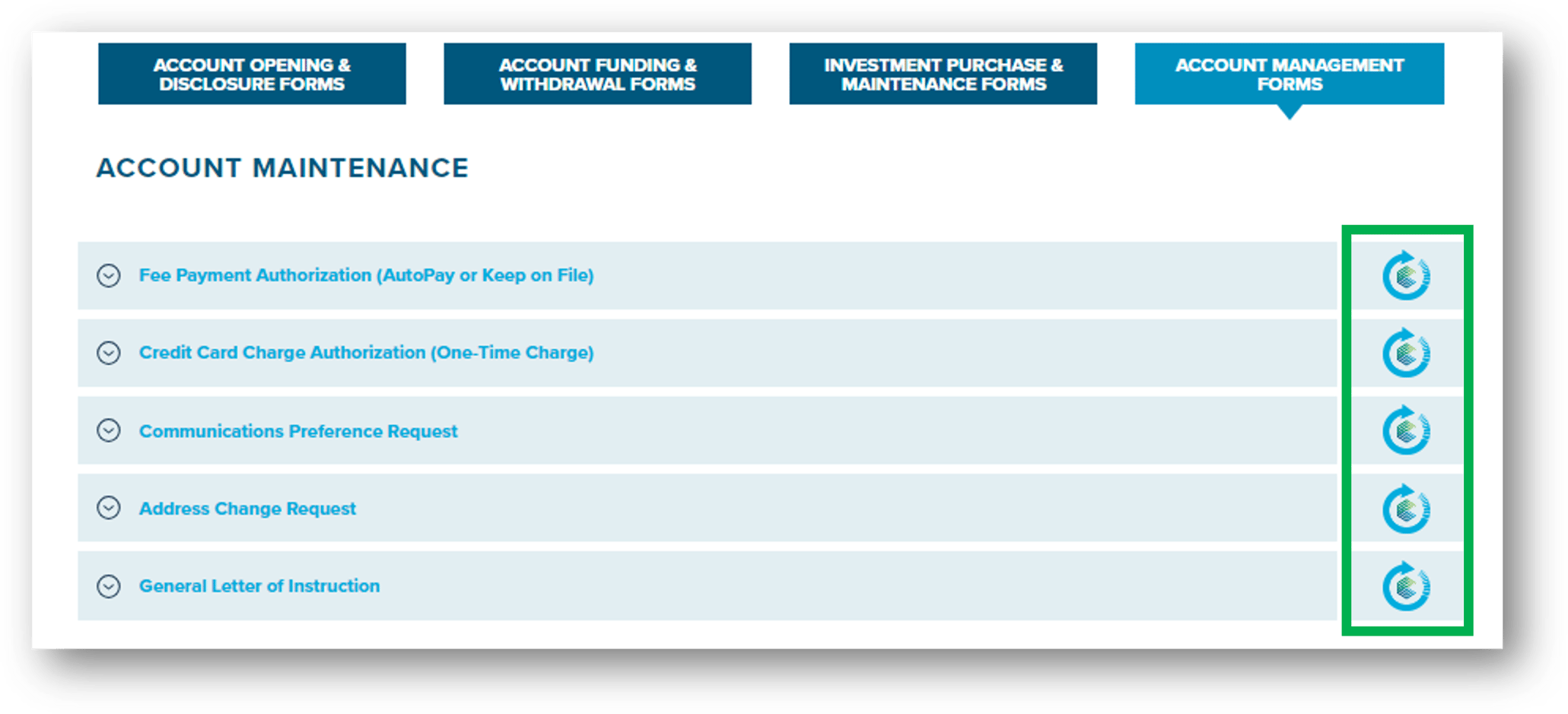 PDF Forms for Manual Submission