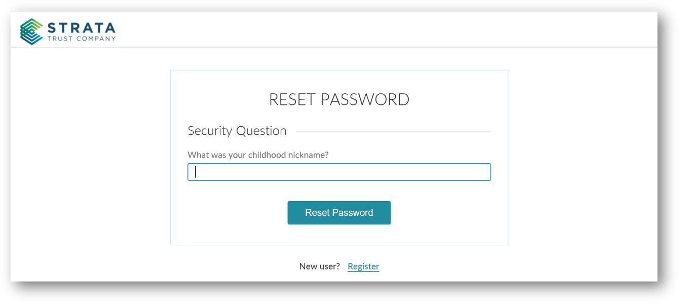 How to update STRATA online account credentials