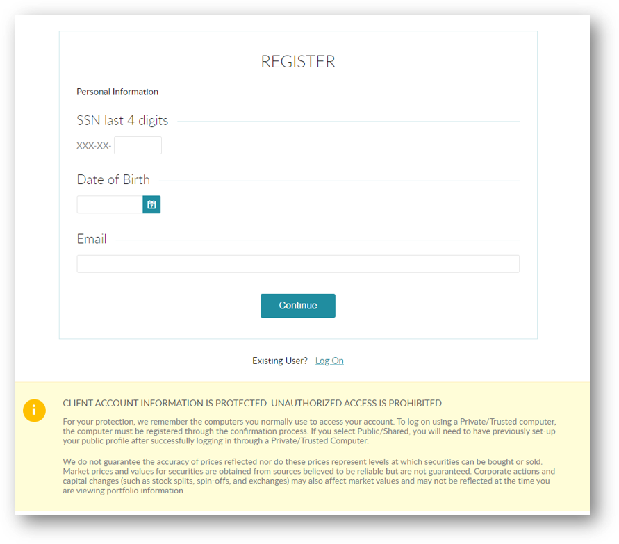 How Do I Register for Online Account Access?